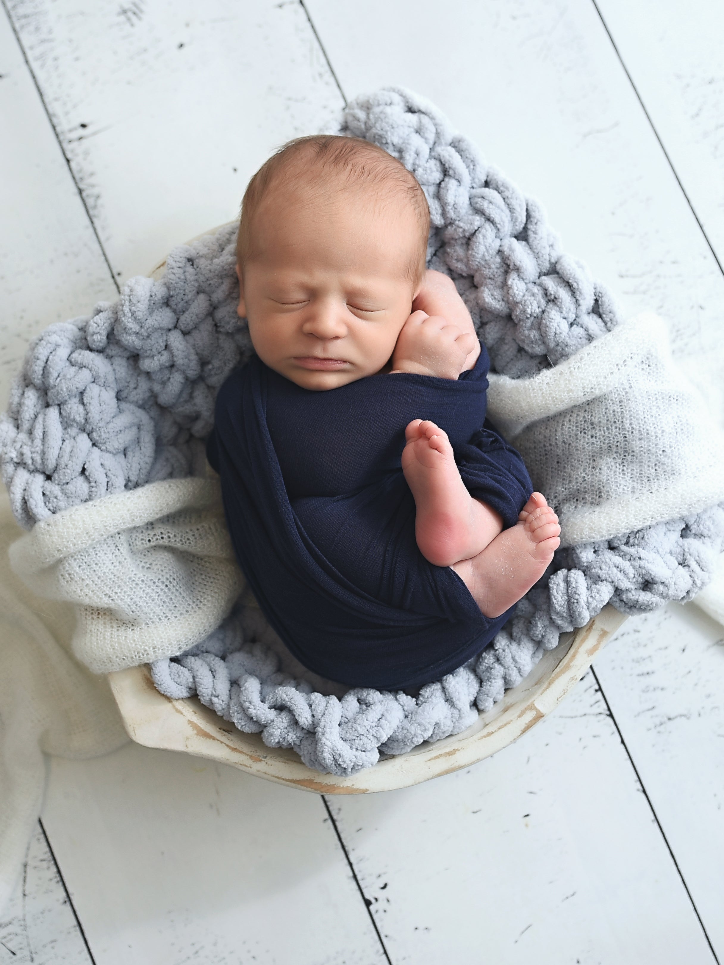 Chunky bump blanket layers for newborn baby girl & boy photography ...